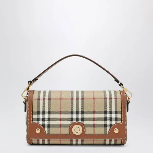 Burberry Small Note Bag With Handle - Beige