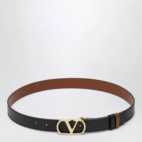Valentino Garavani Reversible Vlogo Signature Belt - Black