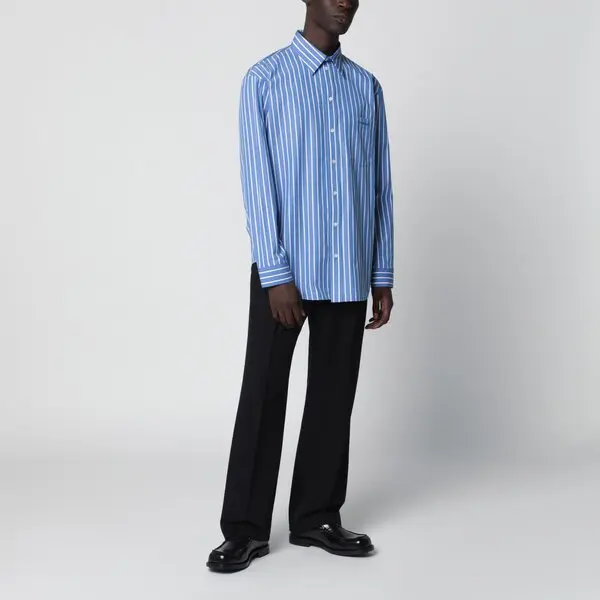 Balenciaga Striped Cotton Shirt