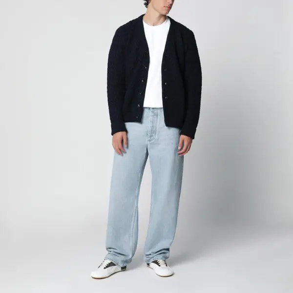 Bottega Veneta Intrecciato Wool Cardigan