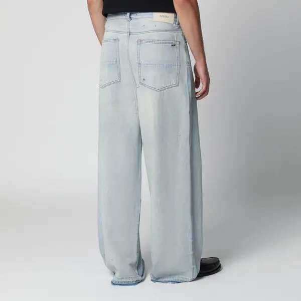 Amiri Washed Wide-leg Jeans