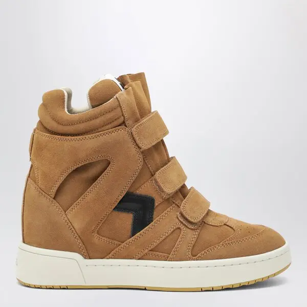 Isabel Marant Étoile High Top Wedge Sneakers - Brown