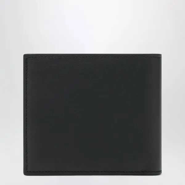 Loewe Flag Bifold Wallet With Coin Pocket In Black / Tropical Green Leather
