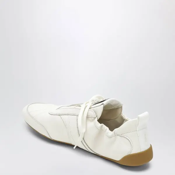 Chloé Kick Leather Sneakers - White