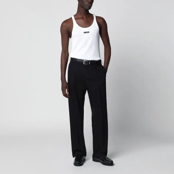 Dolce & Gabbana Ribbed Cotton Tank Top