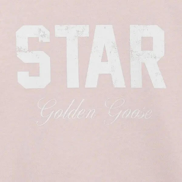 GOLDEN GOOSE Light Cotton Sweatshirt With Logo Print