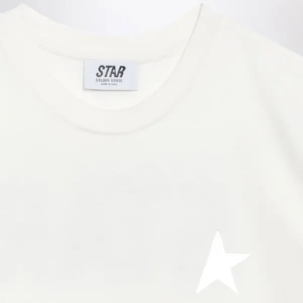 GOLDEN GOOSE Cotton T-shirt With Logo Print