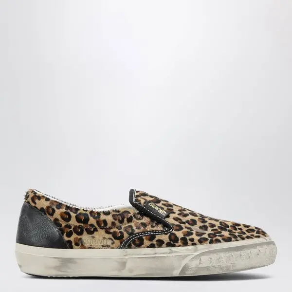 GOLDEN GOOSE Vce Penstar Sneakers Mit Leopardenmuster - Black