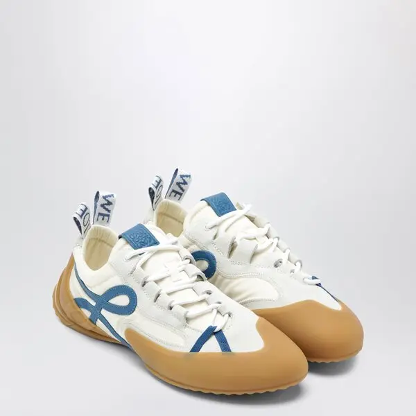 Loewe Grip Sneakers In / Black Nylon And Suede