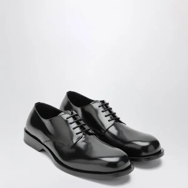 Loewe Derby Shoes In Brushed Calfskin Leather