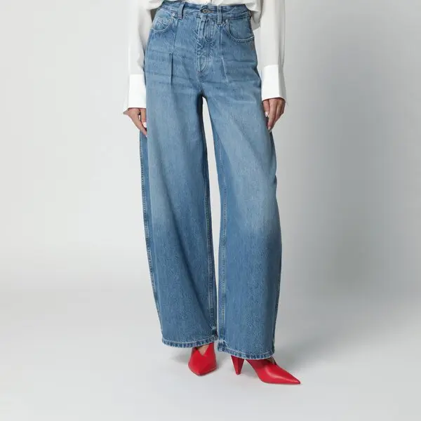 Jacquemus Ovalo Jeans In Indigo De-nîmes Denim