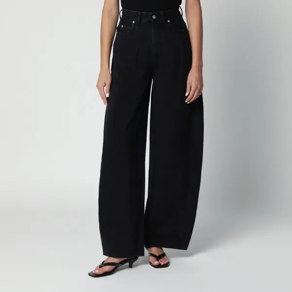 Jacquemus High-waisted Denim Jeans - Black