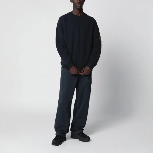 Stone Island Navy Cotton Jogger Pants