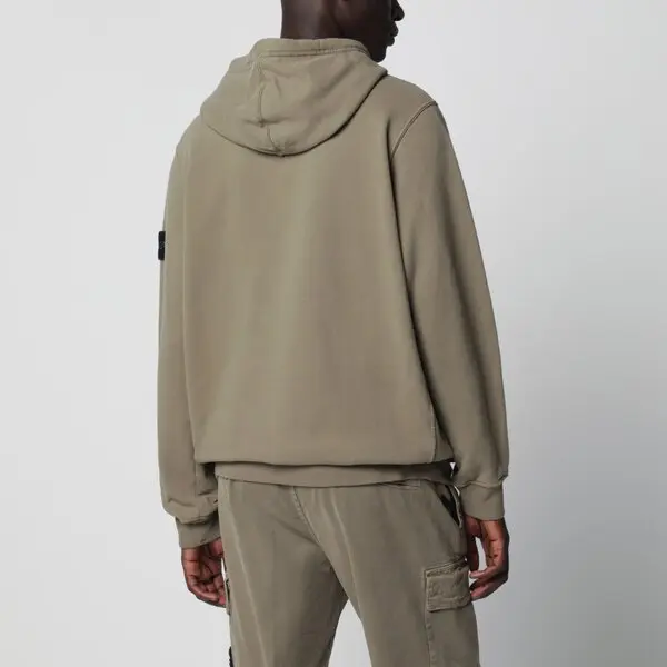 Stone Island Military Cotton Crewneck Sweatshirt