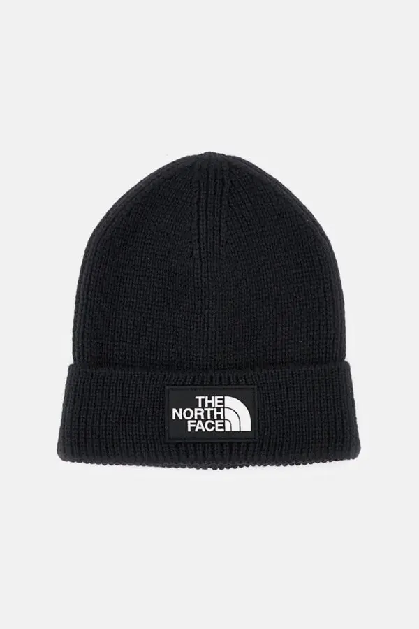 The North Face Beanie With Turned Up Cuff And Tnf Box Logo - Black