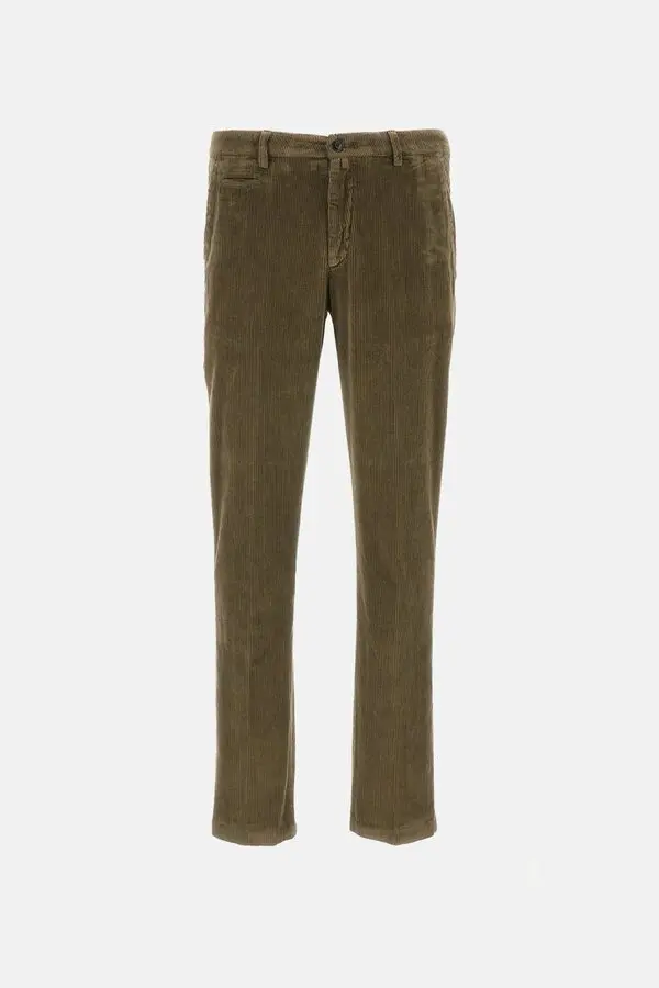 BRIGLIA 1949 Ribbed Velvet Trousers