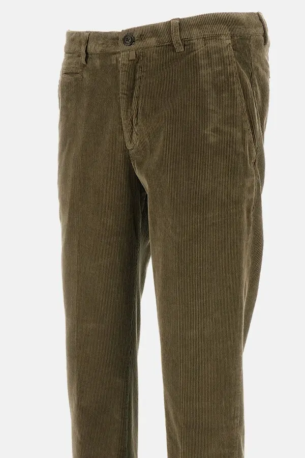 BRIGLIA 1949 Ribbed Velvet Trousers