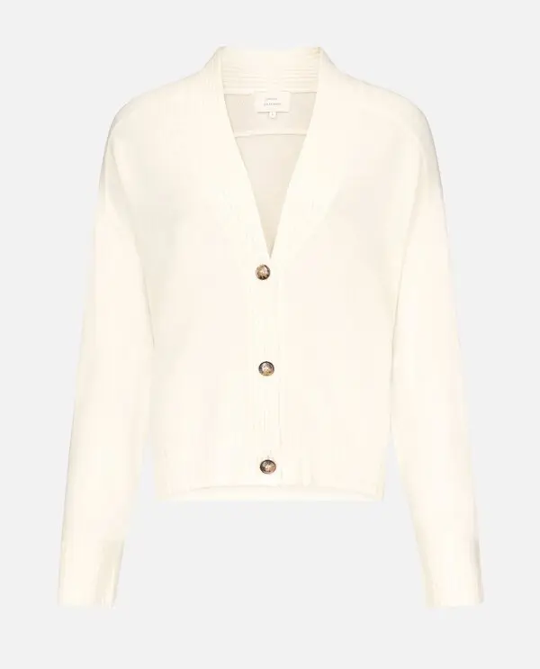 Loulou De Saison Cardigan Kaia In Cashmere - White