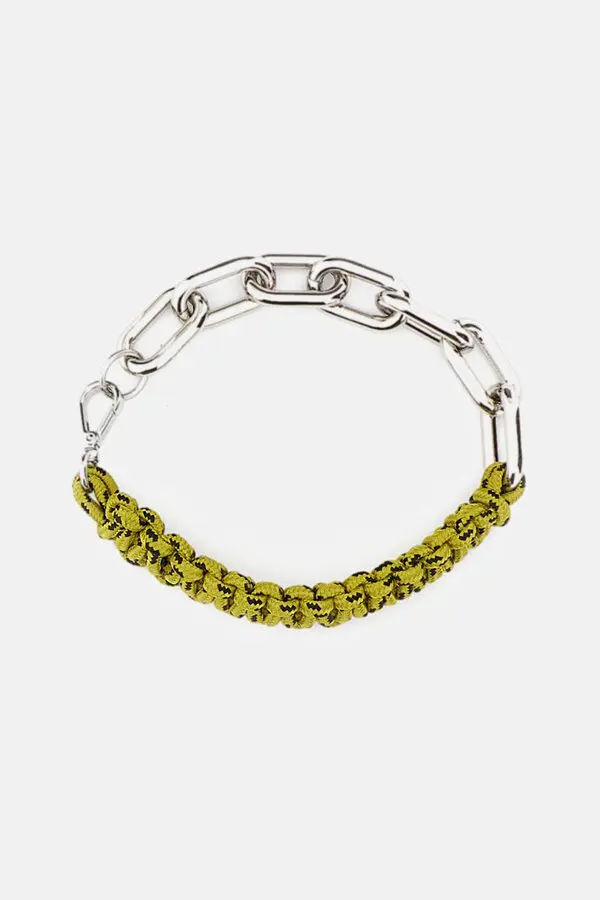 Plan C Braided Cord Chain Necklace - Multicolore