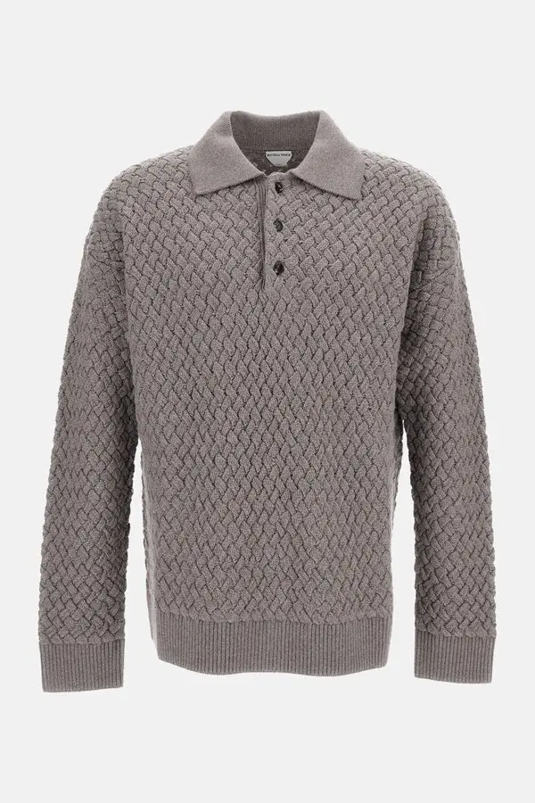 Bottega Veneta Wool-knit Polo Pullover
