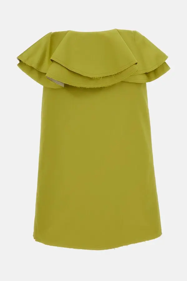 Plan C Duchess Satin Midi Skirt