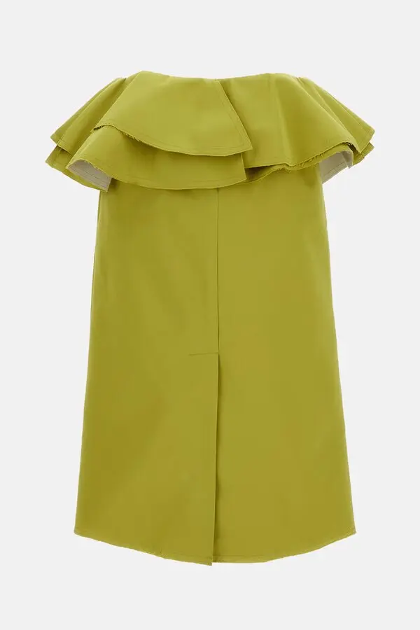 Plan C Duchess Satin Midi Skirt