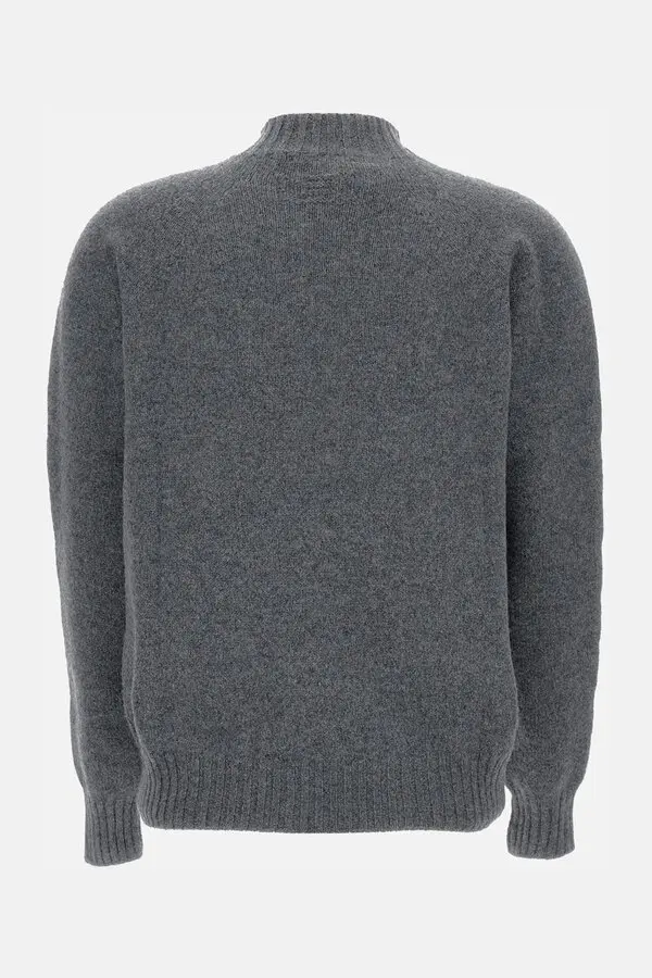 DRUMOHR Wool Mock Neck Sweater