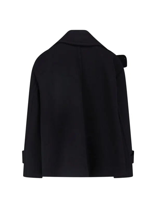 Chloé Double-breasted Wool Blend Coat