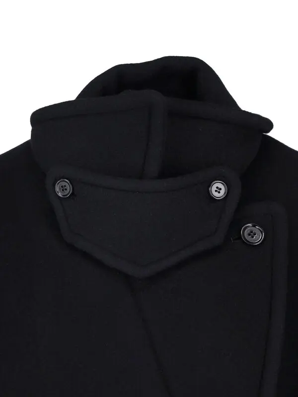 Chloé Double-breasted Wool Blend Coat