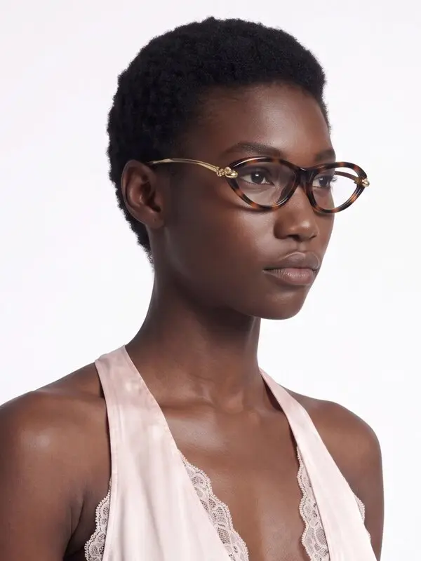 Bottega Veneta Cat-eye "knot" Sunglasses - Brown