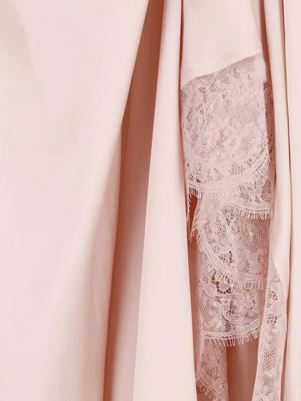MAISON MARGIELA Midi Dress In Satin And Lace
