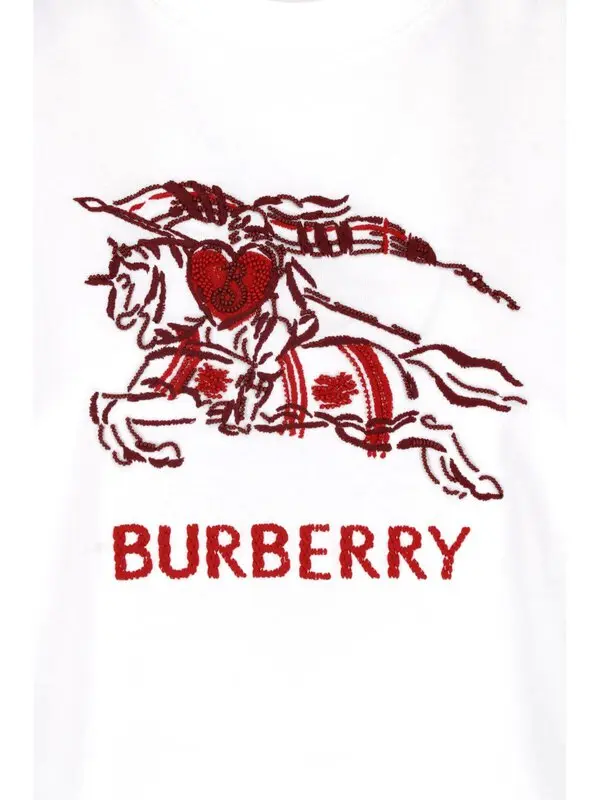 Burberry T-shirt "heart Knight - White