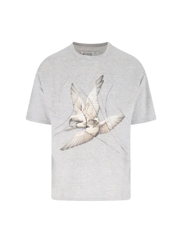 MAISON MARGIELA T-shirt "creased Bird