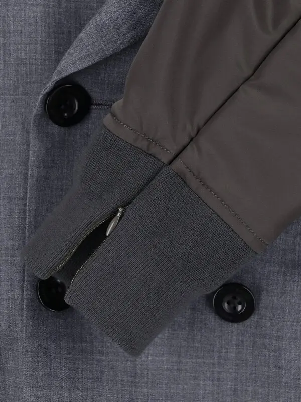 Sacai Double-breasted Twill Blazer