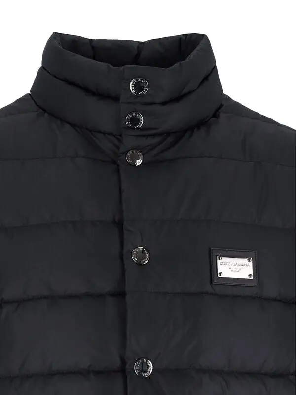 Dolce & Gabbana Padded Logo Gilet