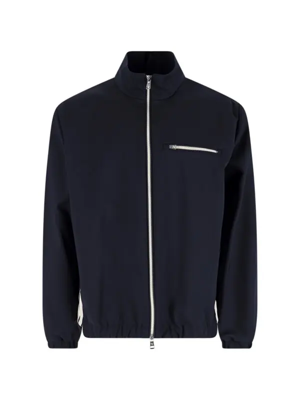 Moncler Fourioun" Zip-up Jacket With Logo Patch