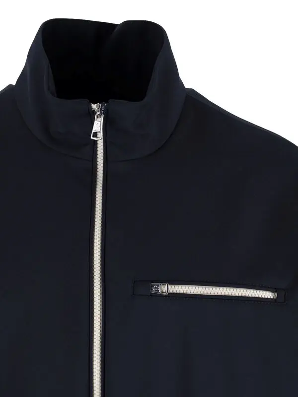 Moncler Fourioun" Zip-up Jacket With Logo Patch