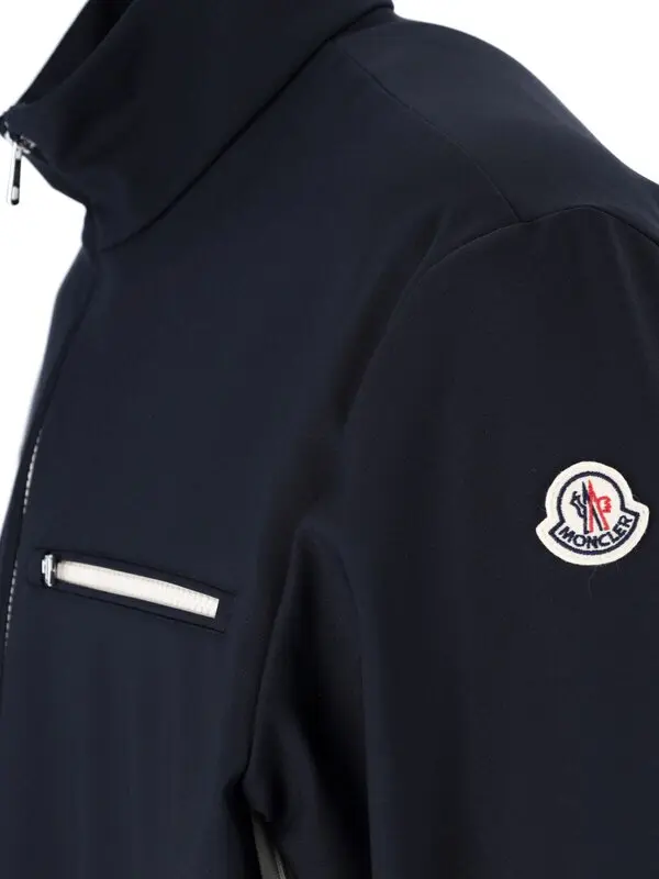 Moncler Fourioun" Zip-up Jacket With Logo Patch