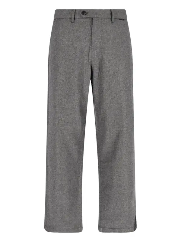Closed Fairport Wool Blend Trousers - Gray