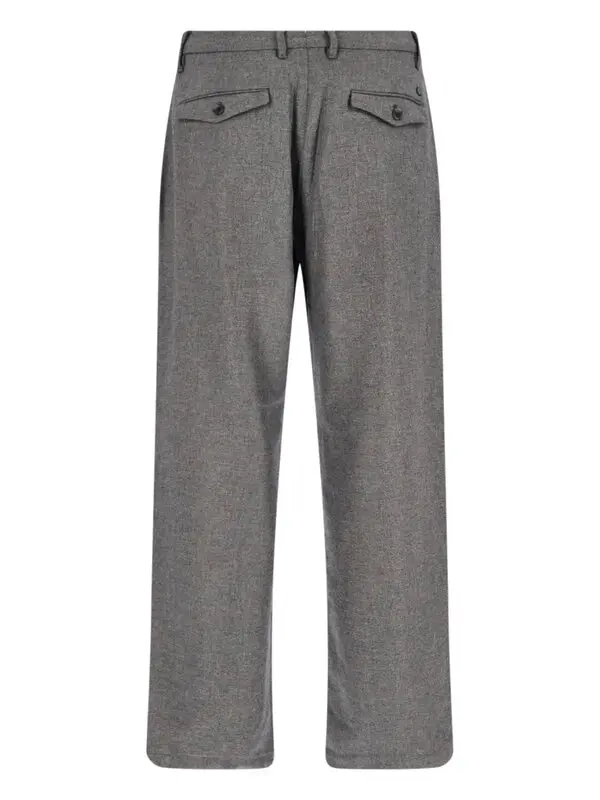 Closed Fairport Wool Blend Trousers - Gray