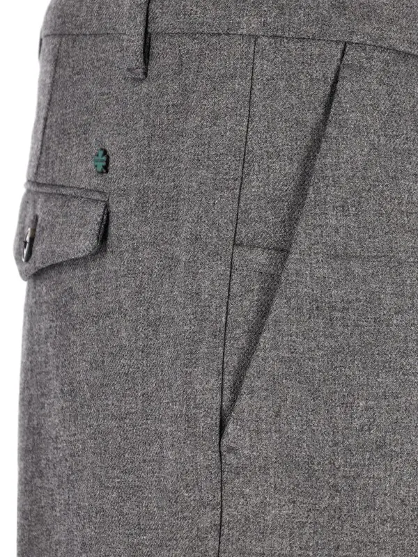 Closed Fairport Wool Blend Trousers - Gray