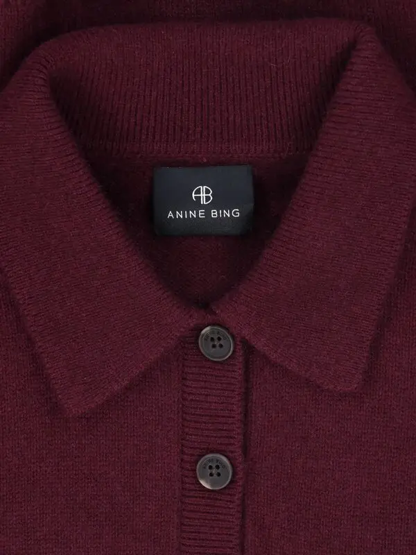 ANINE BING Cashmere Polo