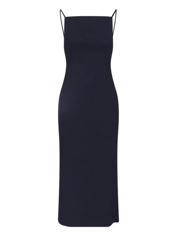 Givenchy Midi Dress In Cady Crepe - Black
