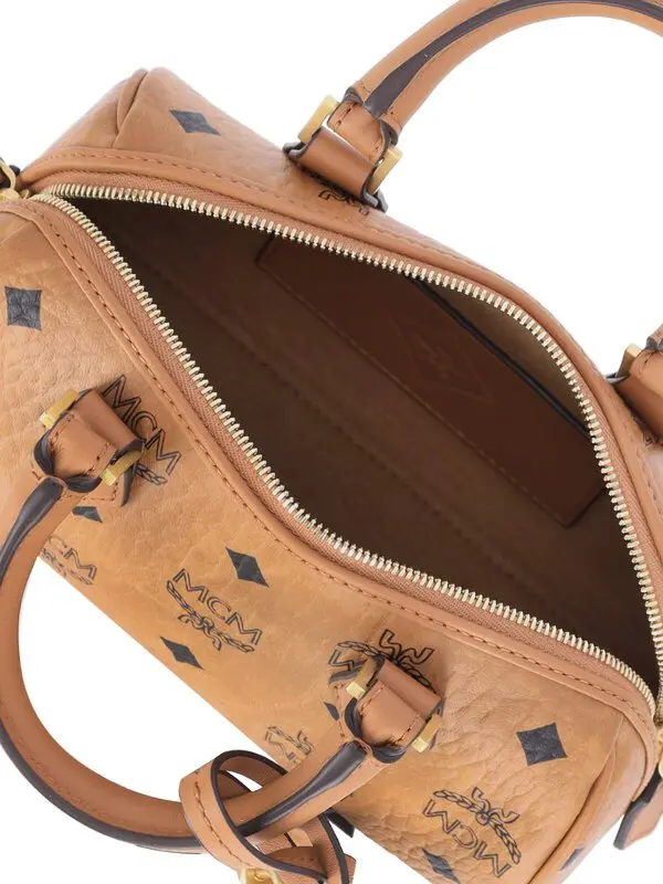 Mcm Visetos Ella Boston Mini Bag