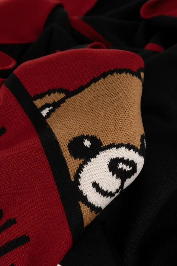 Moschino Scarf With A Characteristic Teddy Bear Motif