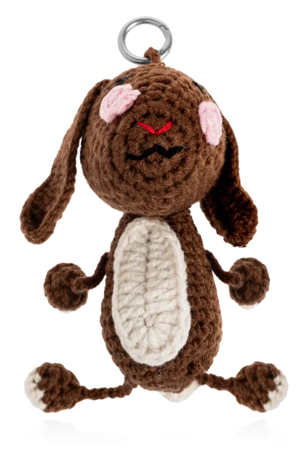 Munthe Vamke" Crochet Bunny Keychain - Brown