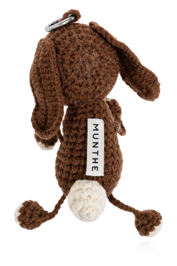 Munthe Vamke" Crochet Bunny Keychain - Brown