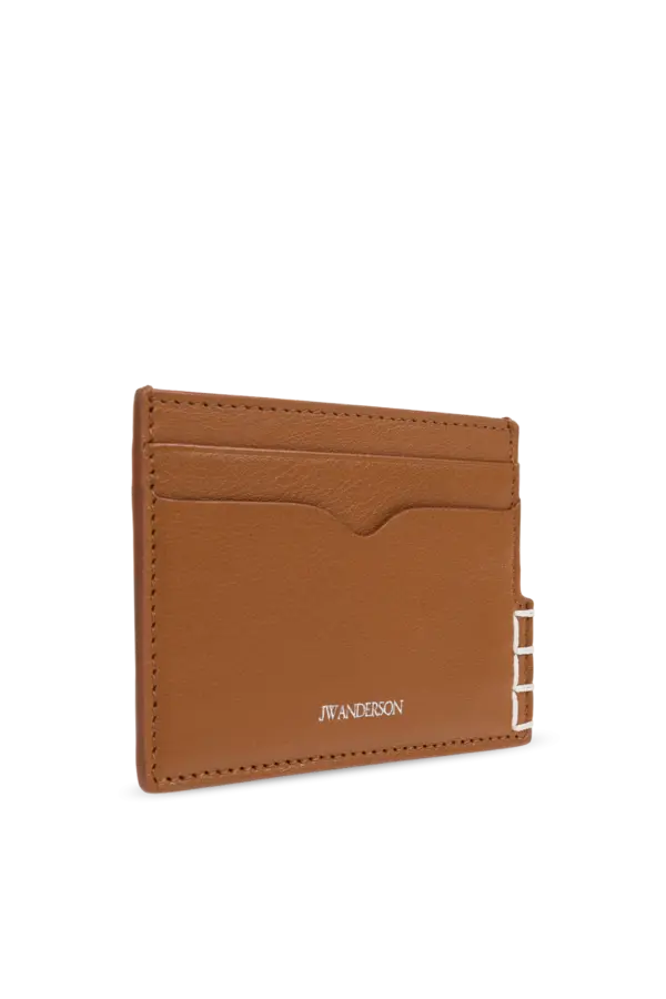 JW Anderson Leather Card Holder With Logo
