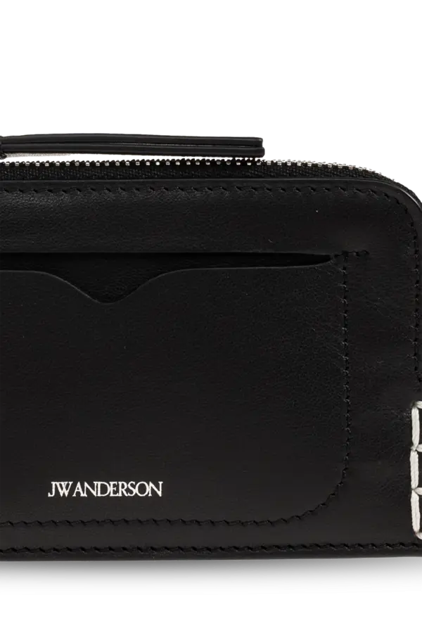 JW Anderson Leather Card Holder With Logo