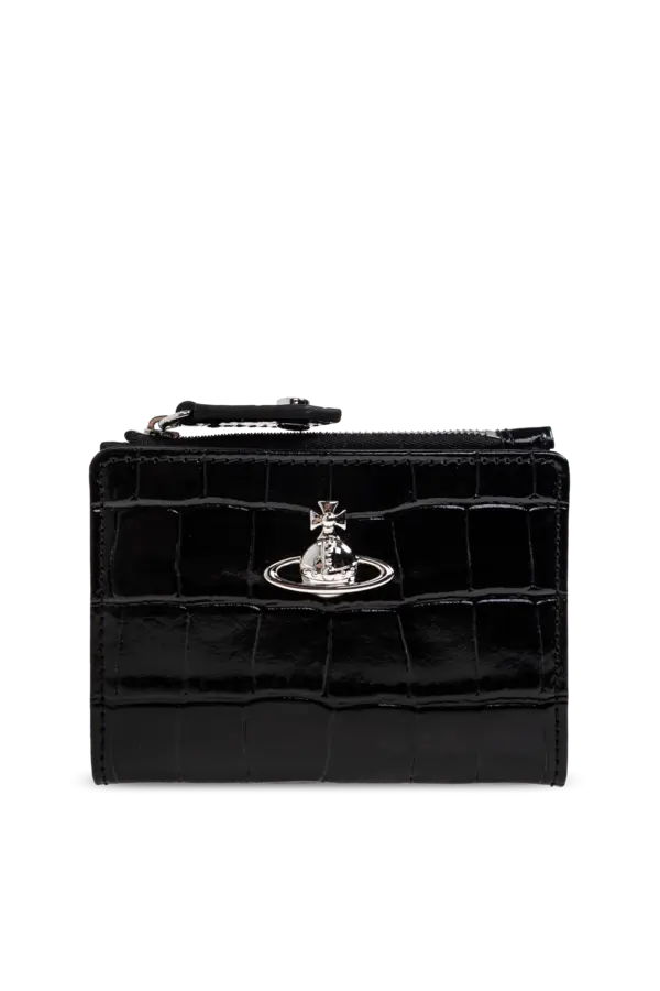 VIVIENNE WESTWOOD Card Holder With Logo - Black
